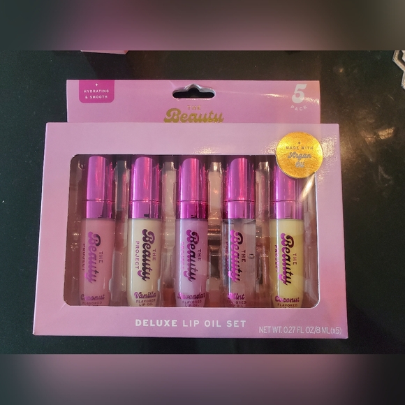 The Beauty Project | Makeup | The Beauty Project Lip Oil Set | Poshmark